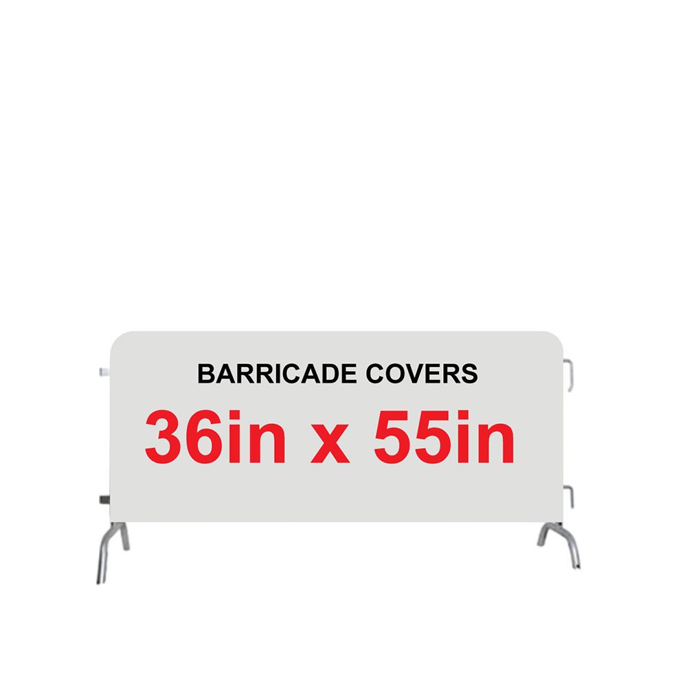 36x55 Fabric Barricade Covers - Instacre8tion